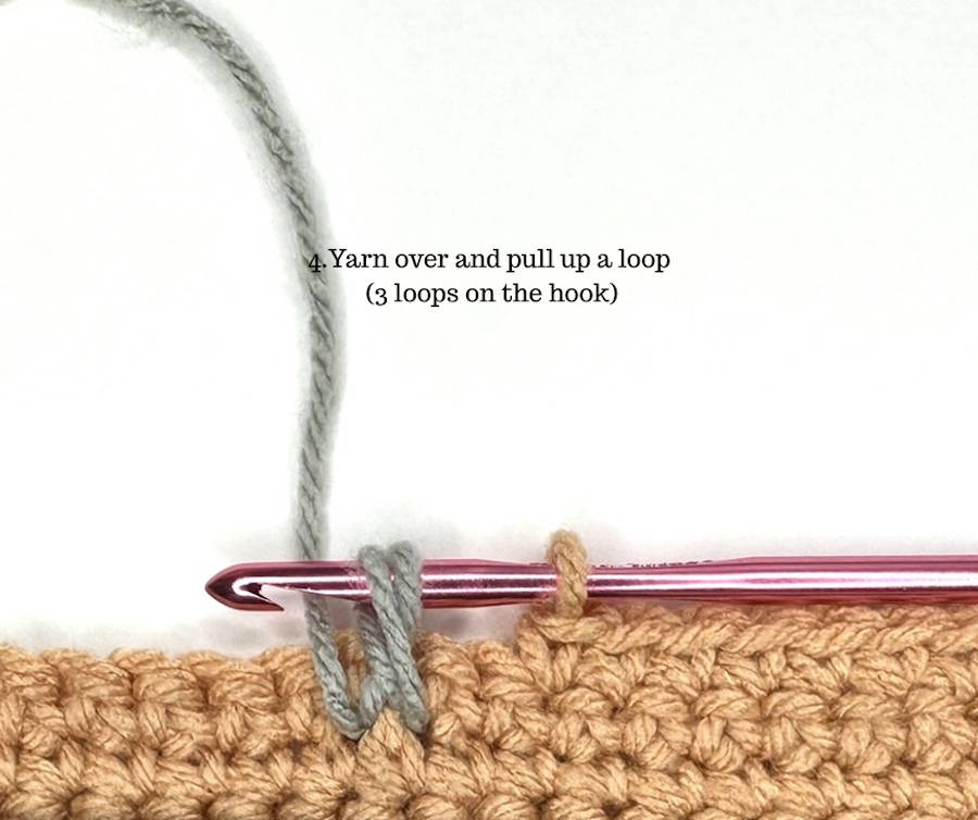 Skip 1 Front Post Puff Stitch (Sk1-FPpuff) – Crochet Photo Tutorial